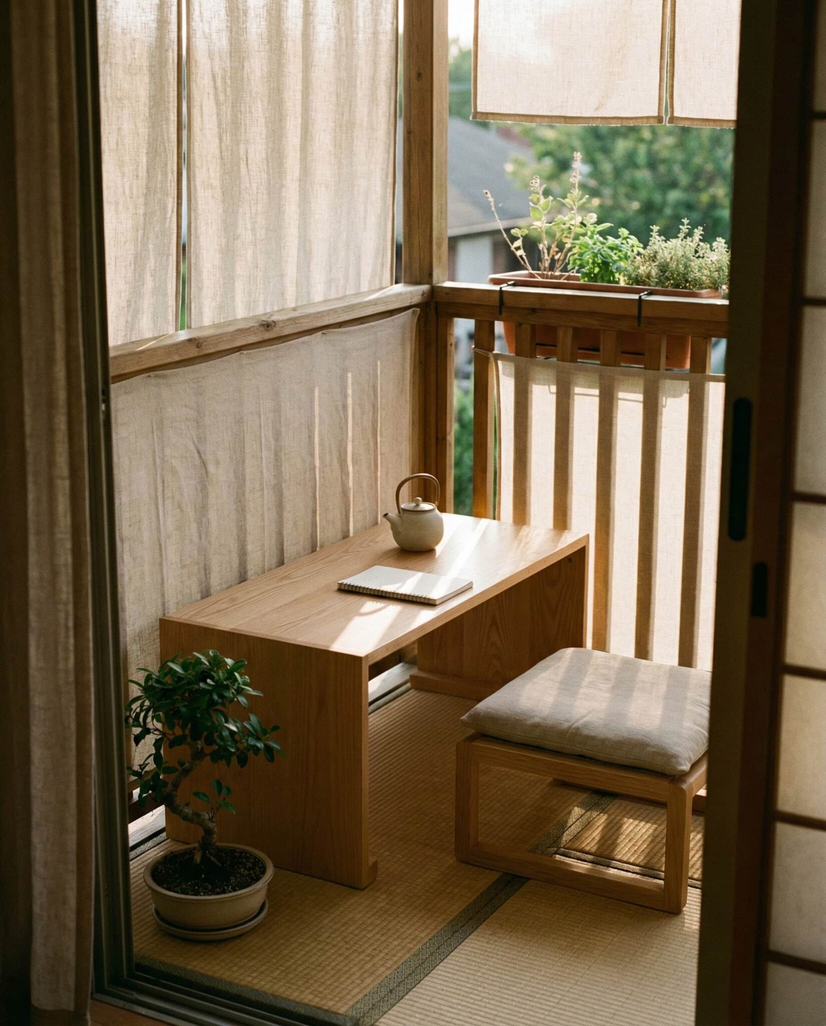 Balcony Workspace Ideas for Small Spaces Enclosed, Open, Cozy Home ...