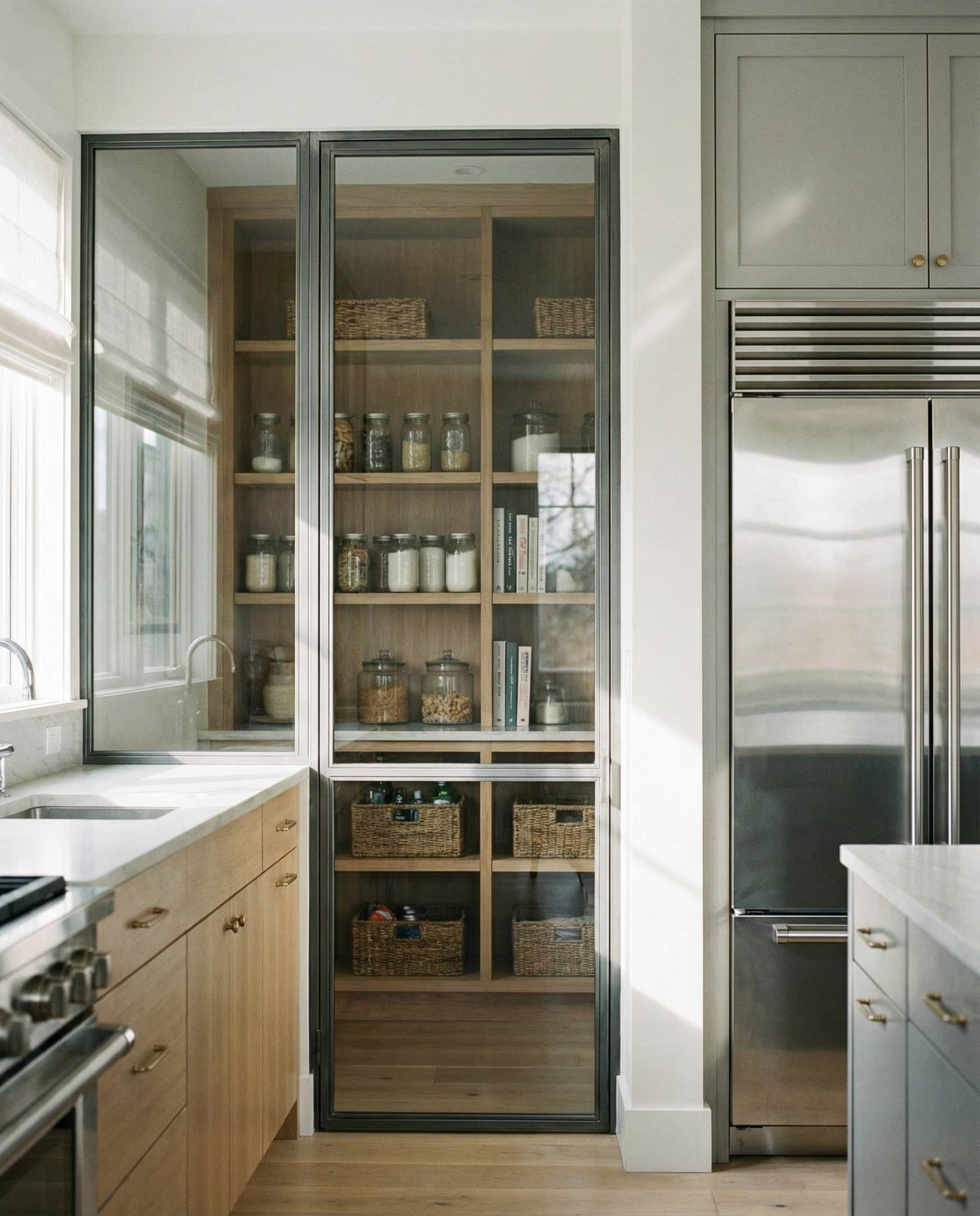38 Hidden Walk In Pantry Ideas for Modern Kitchens Layouts Storage ...